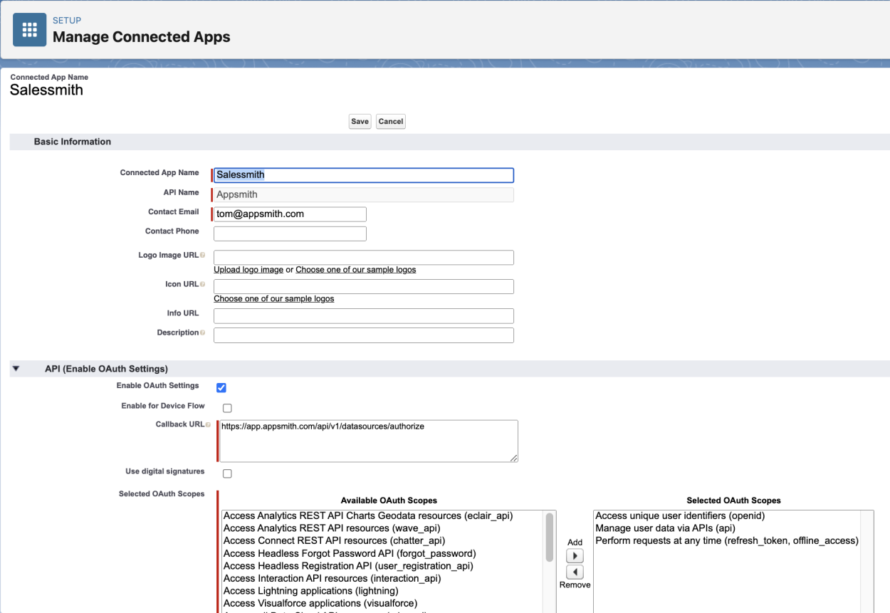 How To Integrate Salesforce Oauth2 With Appsmith Appsmith Community